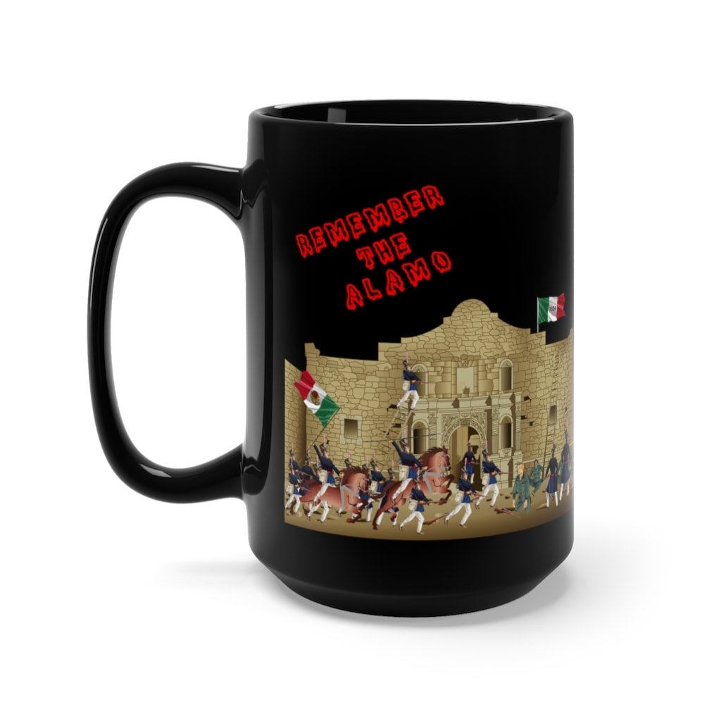 Ceramic Mug - Remember the Alamo! | Military Insignia Graphics Products