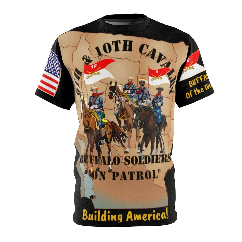 All Over Printing - Army - 9th and 10th Cavalrymen - Buffalo Soldiers ...