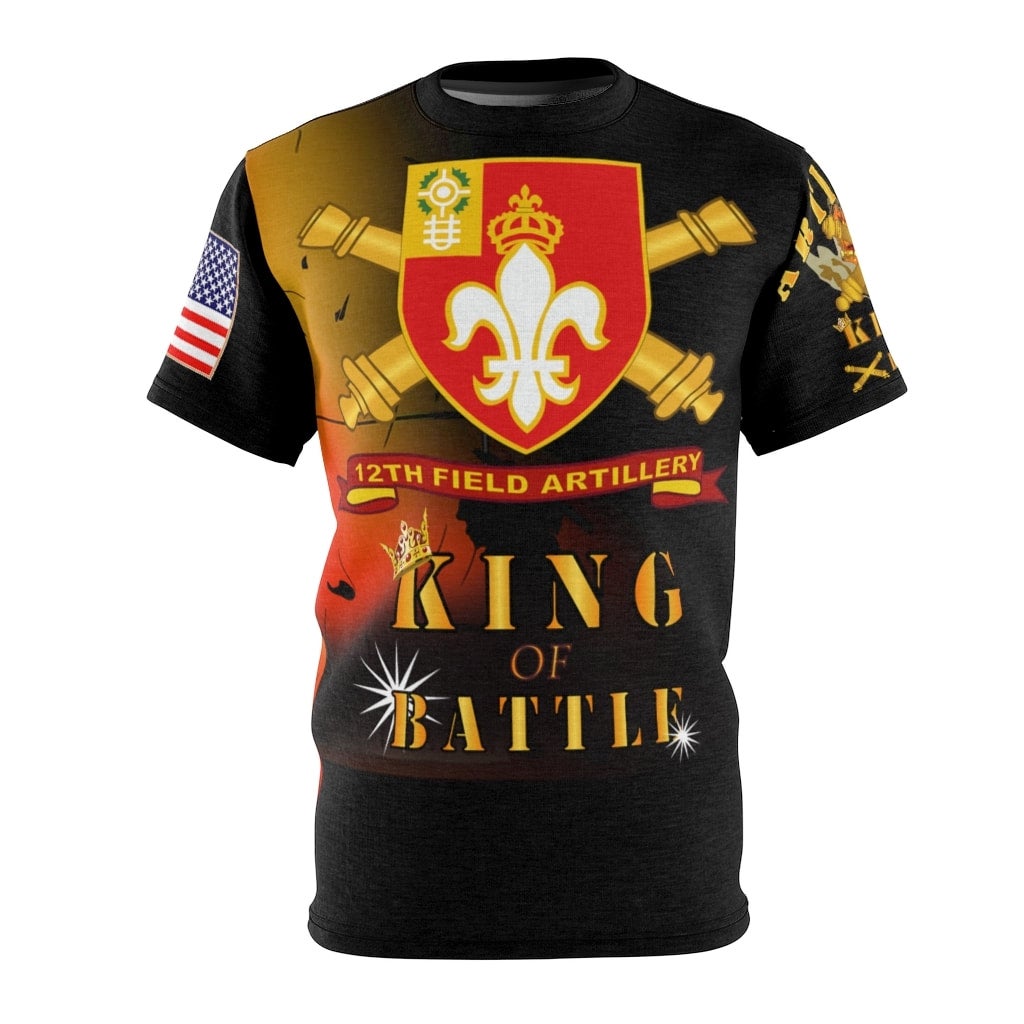 All Over Printing - Army - 12th Field Artillery Regiment with Artillery ...